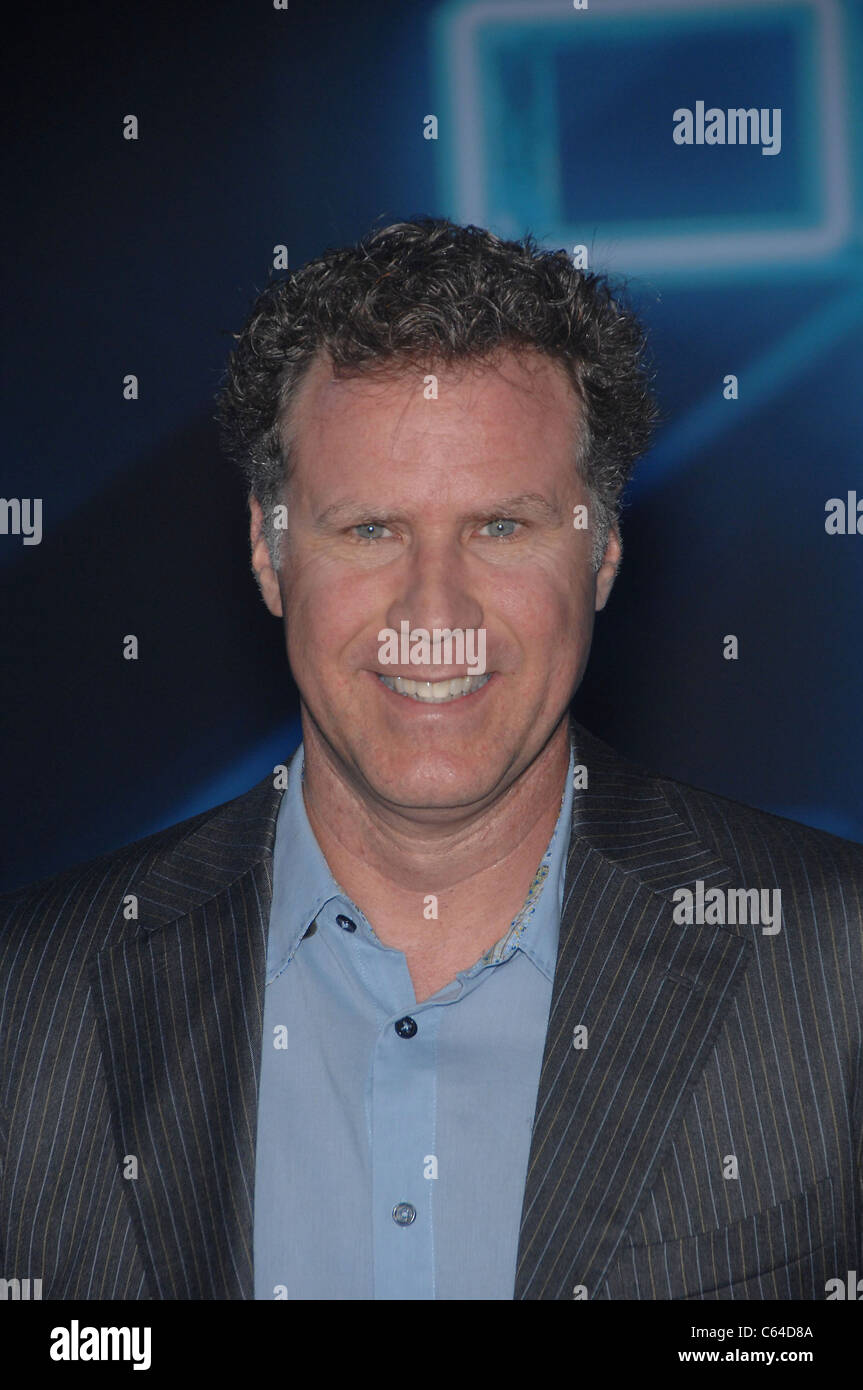 Will Ferrell at arrivals for TRON: LEGACY Premiere, El Capitan Theatre ...