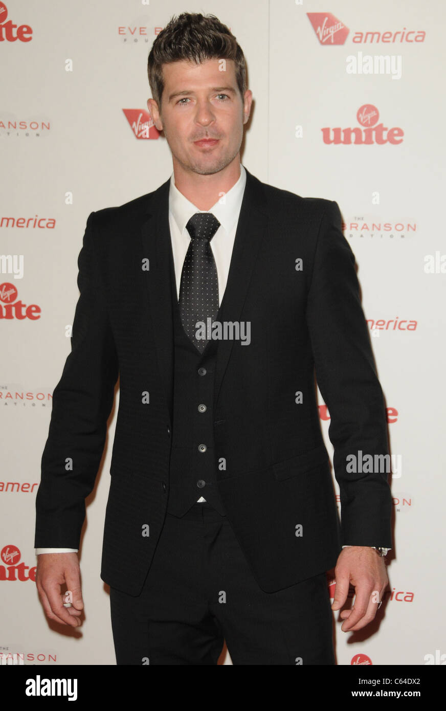 Robin Thicke at arrivals for Rock the Kasbah Gala to Benefit Virgin ...
