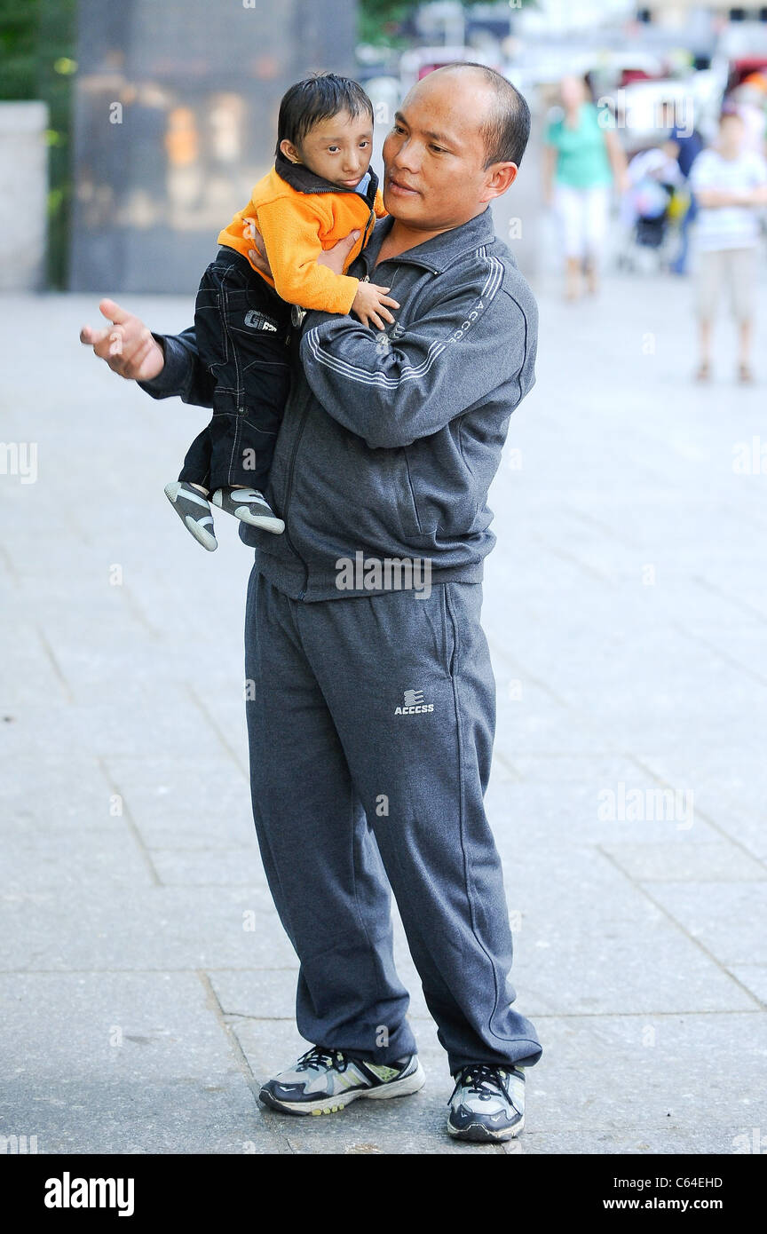 Khagendra Thapa Mager, the shortest teenager in the world, poses for ...