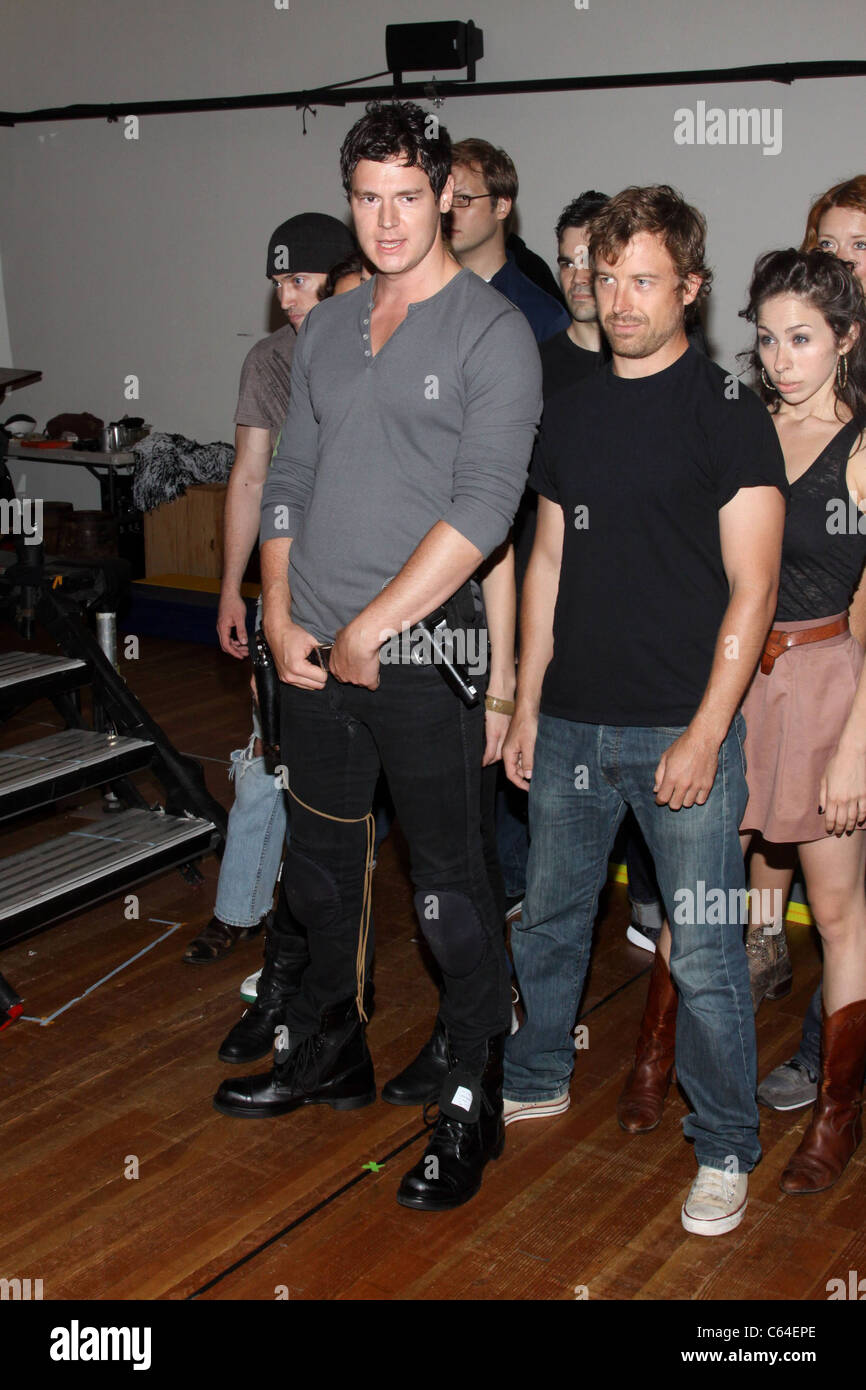 Bloody bloody andrew jackson broadway cast photo call hi-res stock ...