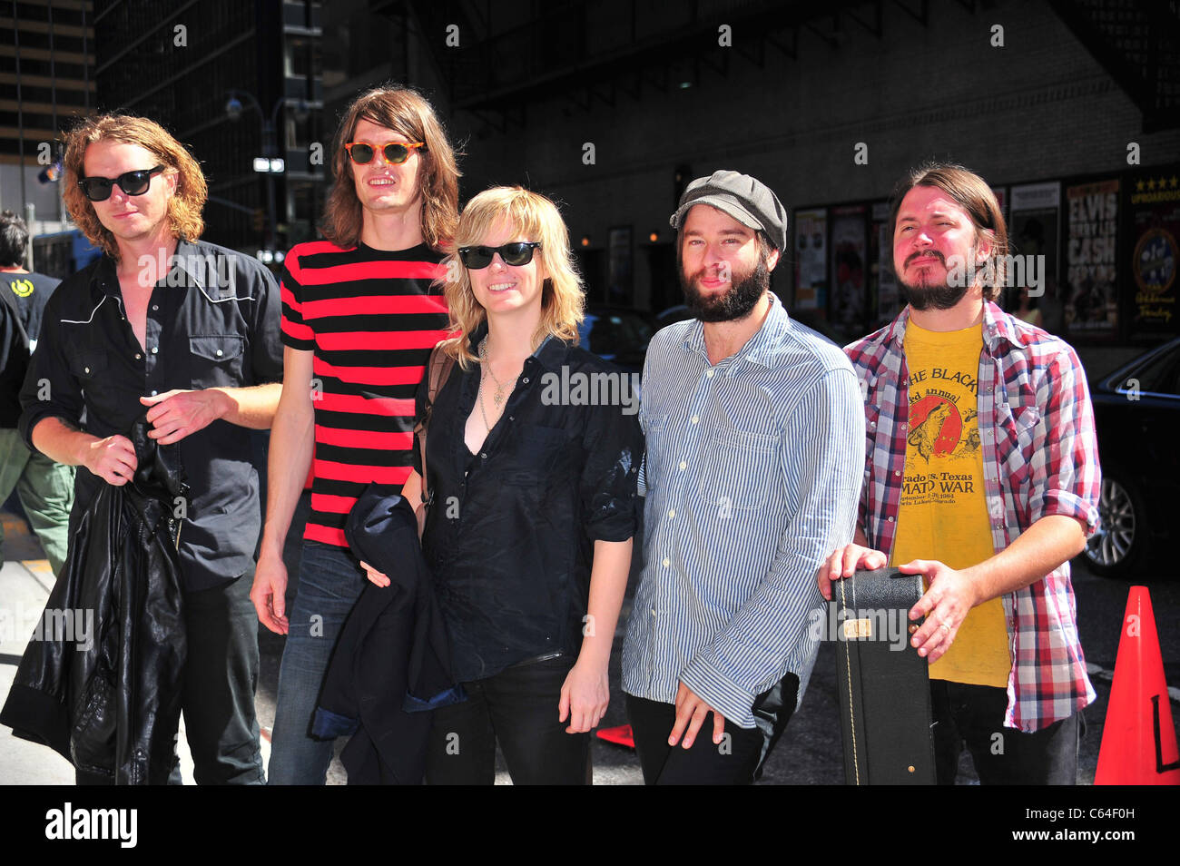 The Black Angels at talk show appearance for The Late Show with David ...