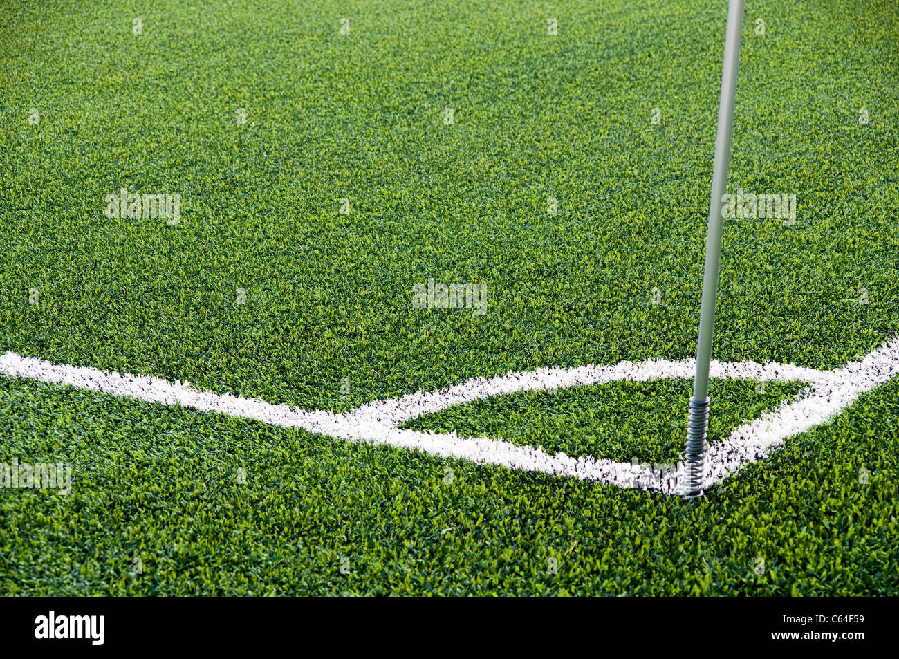 Soccer Corner Kick Field