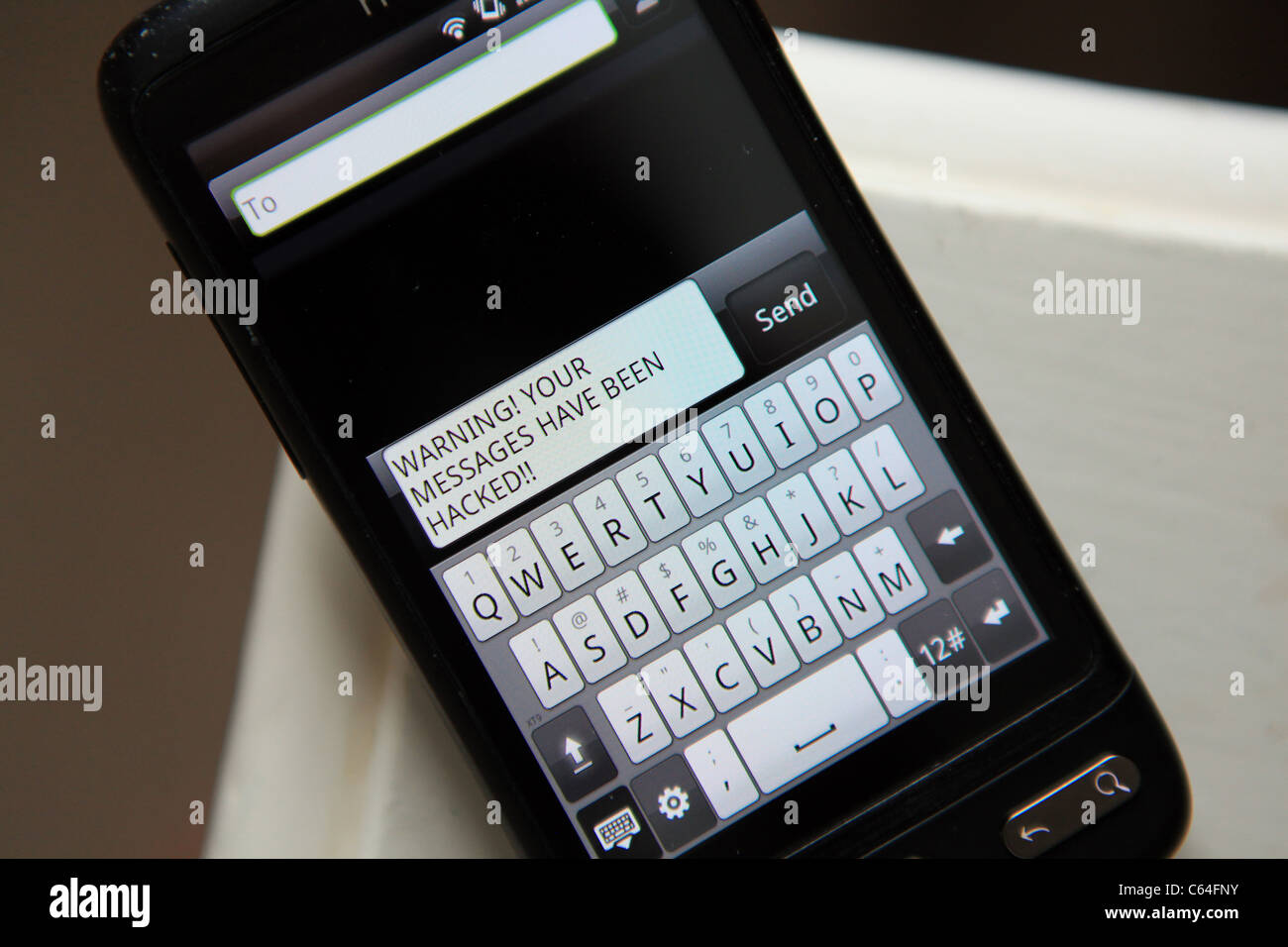 Phone hacking hi-res stock photography and images - Alamy