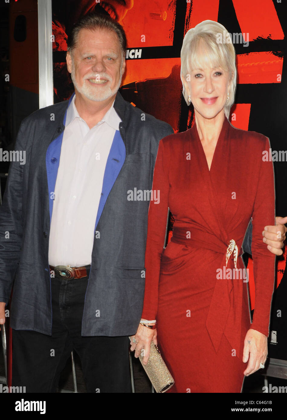 Taylor hackford with cut out of helen mirren hi-res stock photography ...
