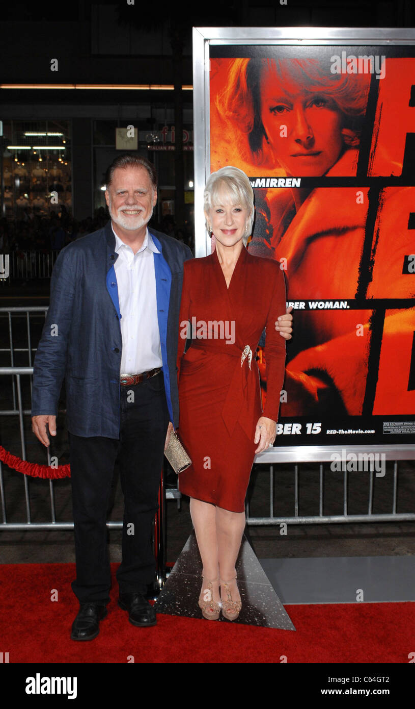 Taylor Hackford, cut out of Helen Mirren at arrivals for RED Premiere ...