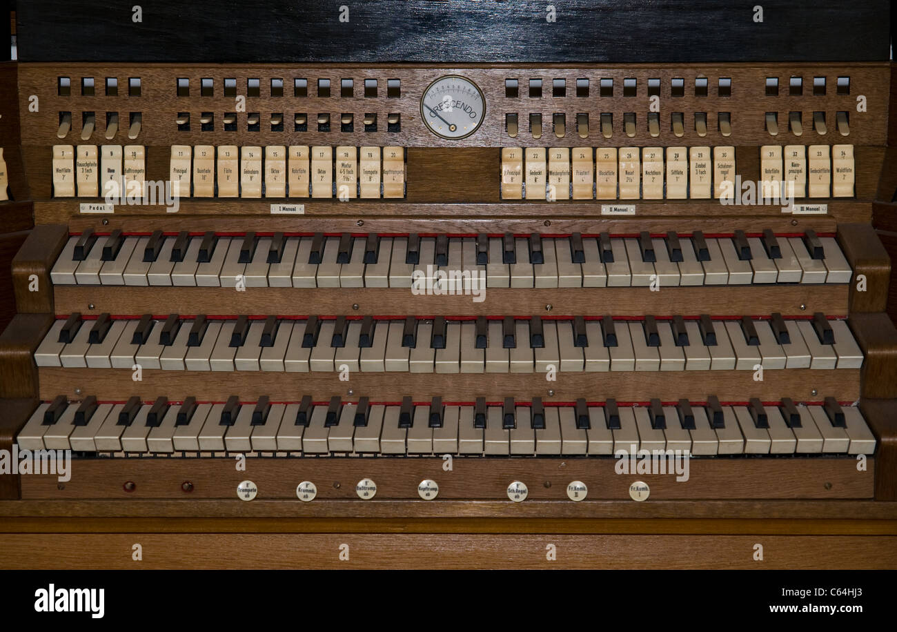 old church organ Stock Photo - Alamy