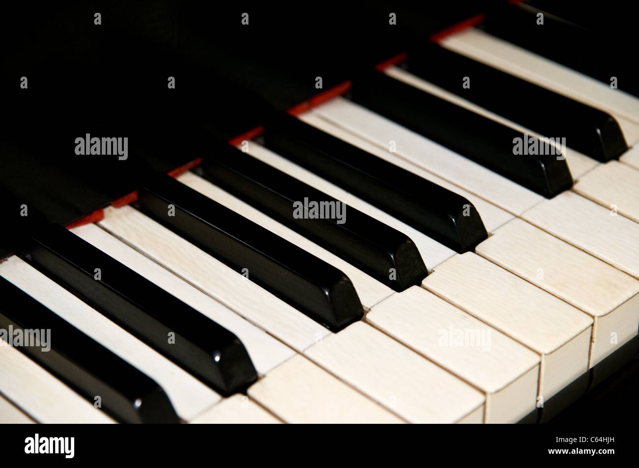 Piano Keyboard closeup Stock Photo - Alamy