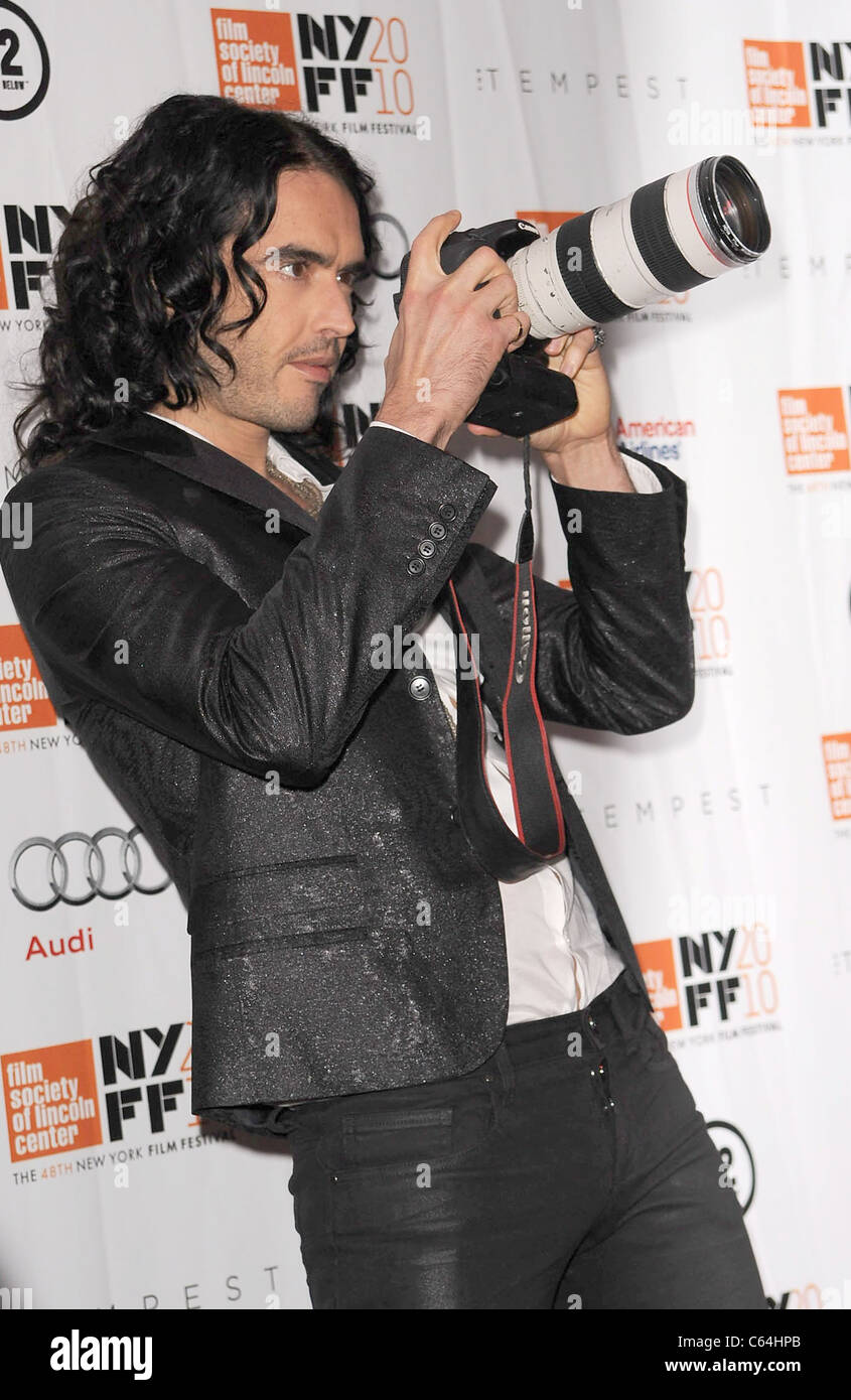Russell Brand at arrivals for 48th New York Film Festival Centerpiece ...