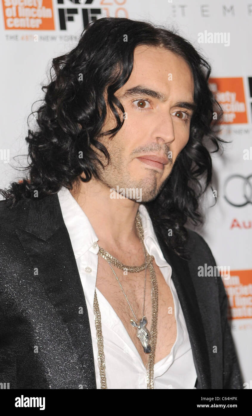 Russell Brand at arrivals for 48th New York Film Festival Centerpiece ...