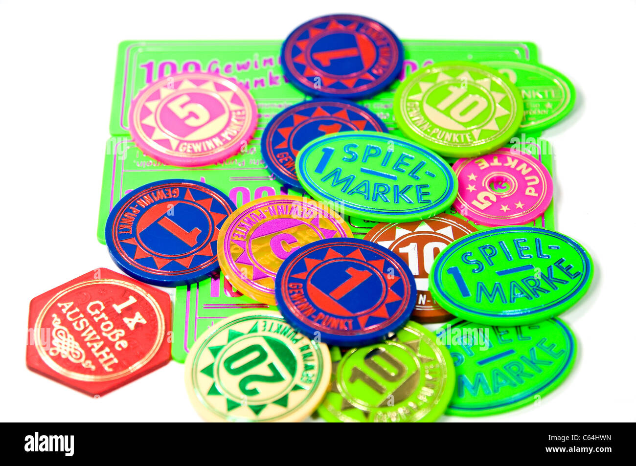 Gaming coins hi-res stock photography and images - Alamy