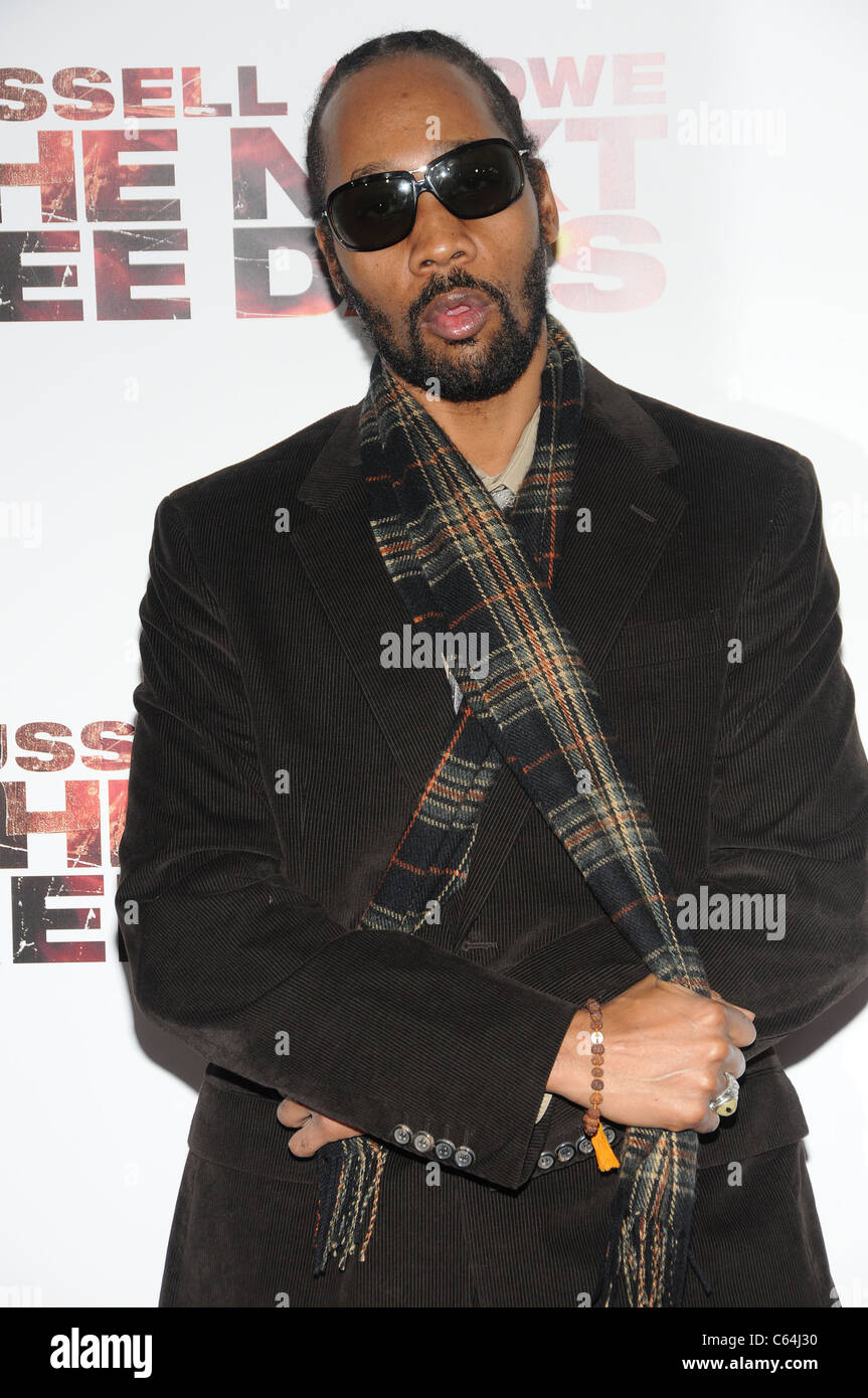 RZA at arrivals for THE NEXT THREE DAYS Premiere, The Ziegfeld Theatre ...