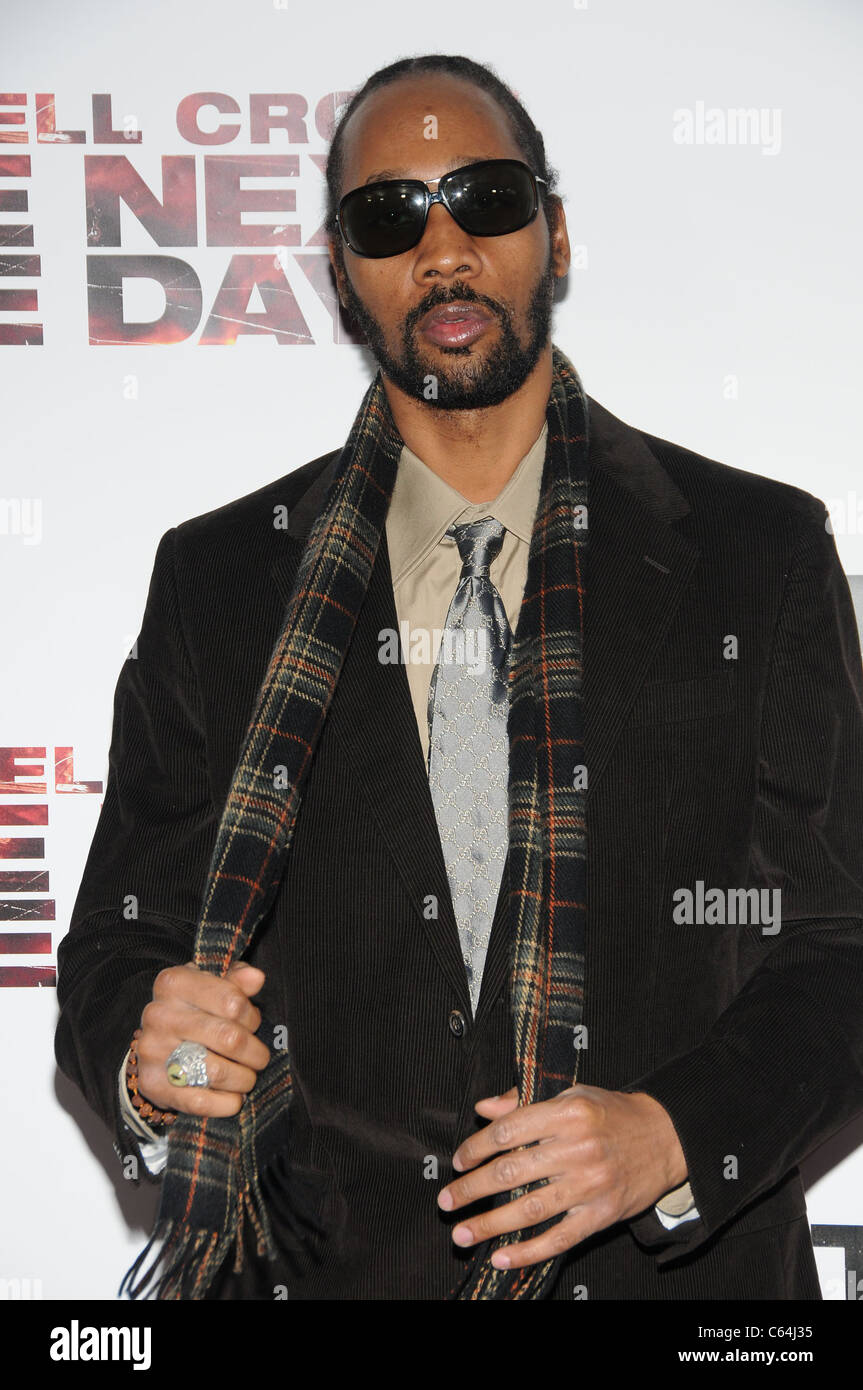 RZA at arrivals for THE NEXT THREE DAYS Premiere, The Ziegfeld Theatre ...