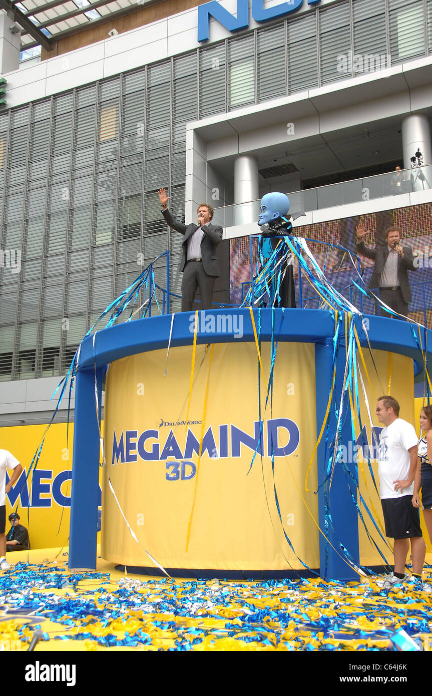 Will Ferrell, Megamind at a public appearance for DreamWorks Animation ...