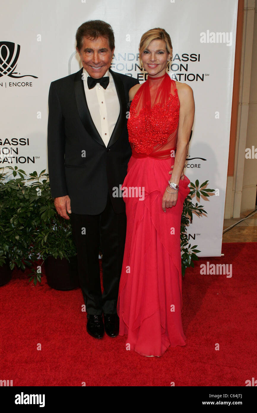 Steve Wynn, Andrea Hissom in attendance for Andre Agassi Foundation for ...