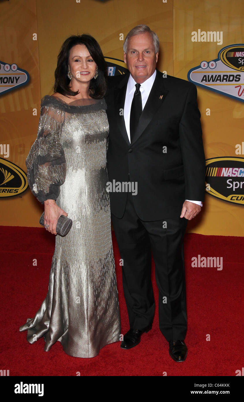 Linda Hendrick, Rick Hendrick in attendance for NASCAR Sprint Cup ...
