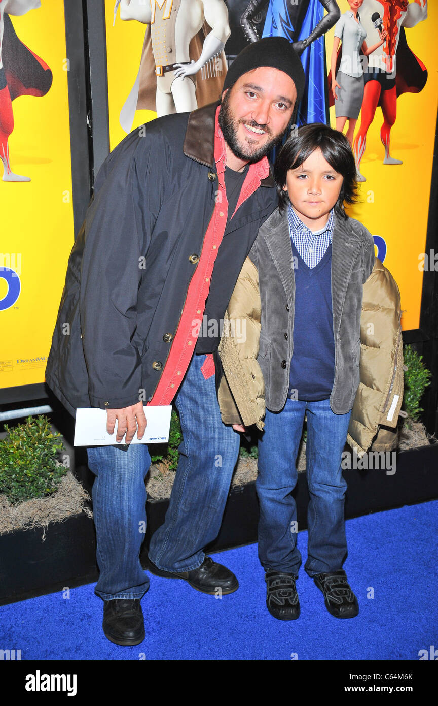 Gregg Bello, Nephew Max Bello at arrivals for MEGAMIND Premiere, AMC ...