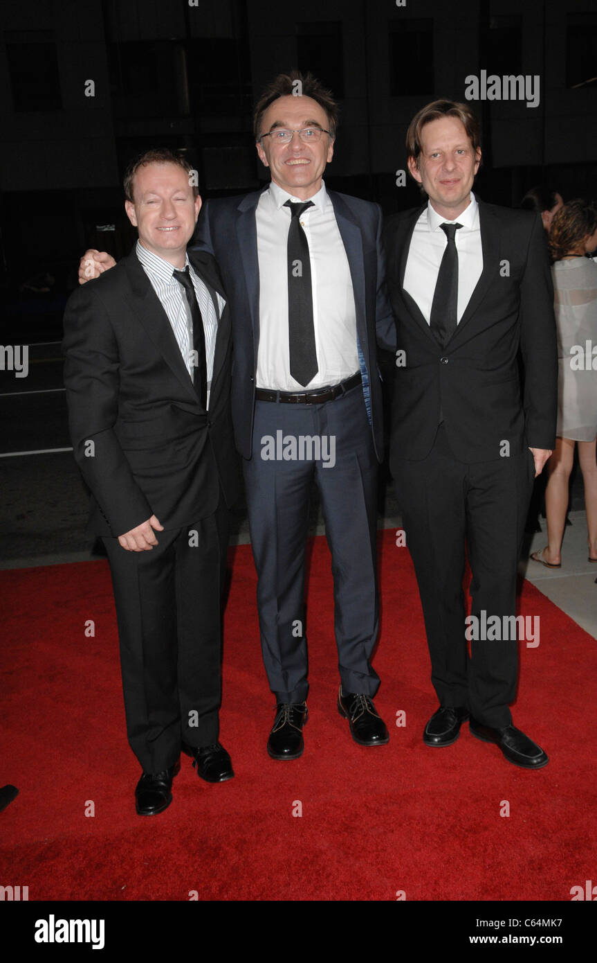 Simon Beaufoy, Danny Boyle, Christian Colson at arrivals for 127 HOURS ...
