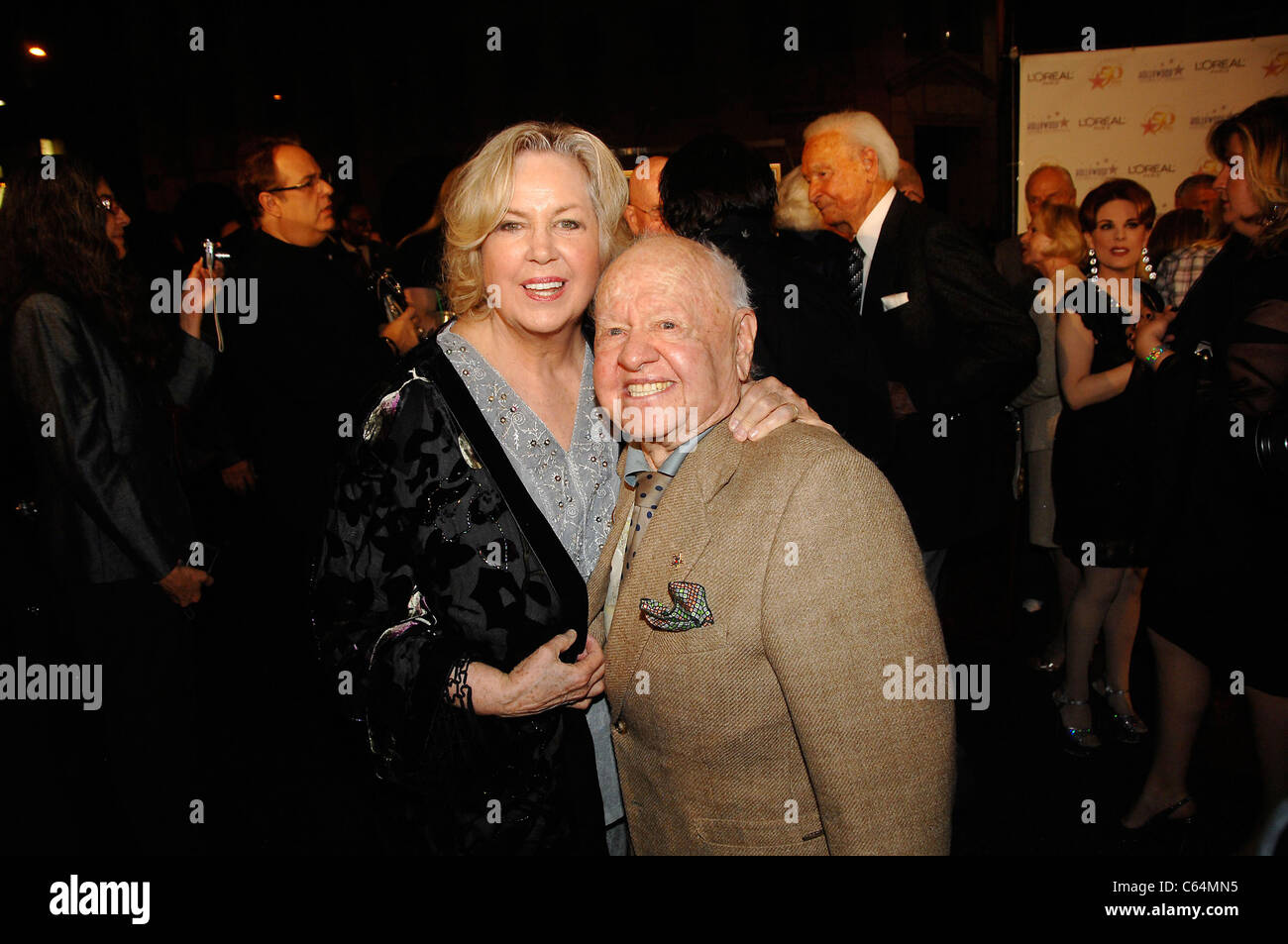 Jan Rooney, Mickey Rooney in attendance for Hollywood Walk of Fame 50th ...