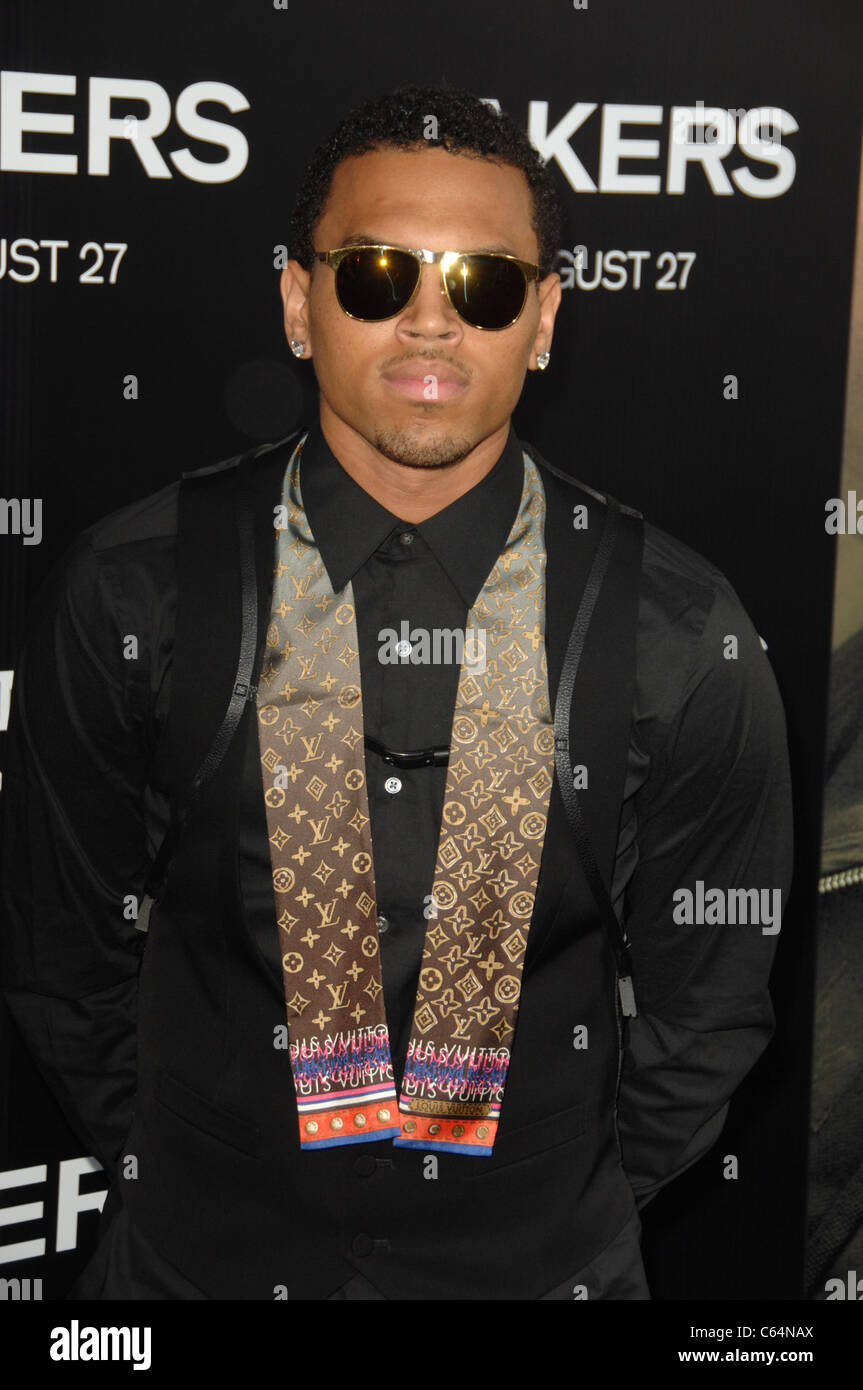 Chris Brown at arrivals for TAKERS Premiere, Arclight Cinerama Dome ...