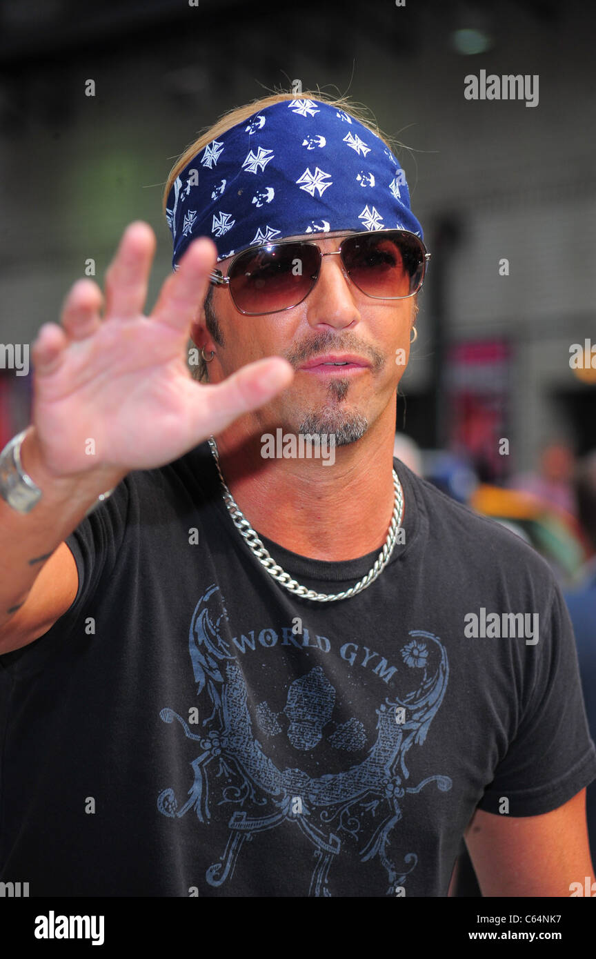Bret Michaels at talk show appearance for The Late Show with David ...