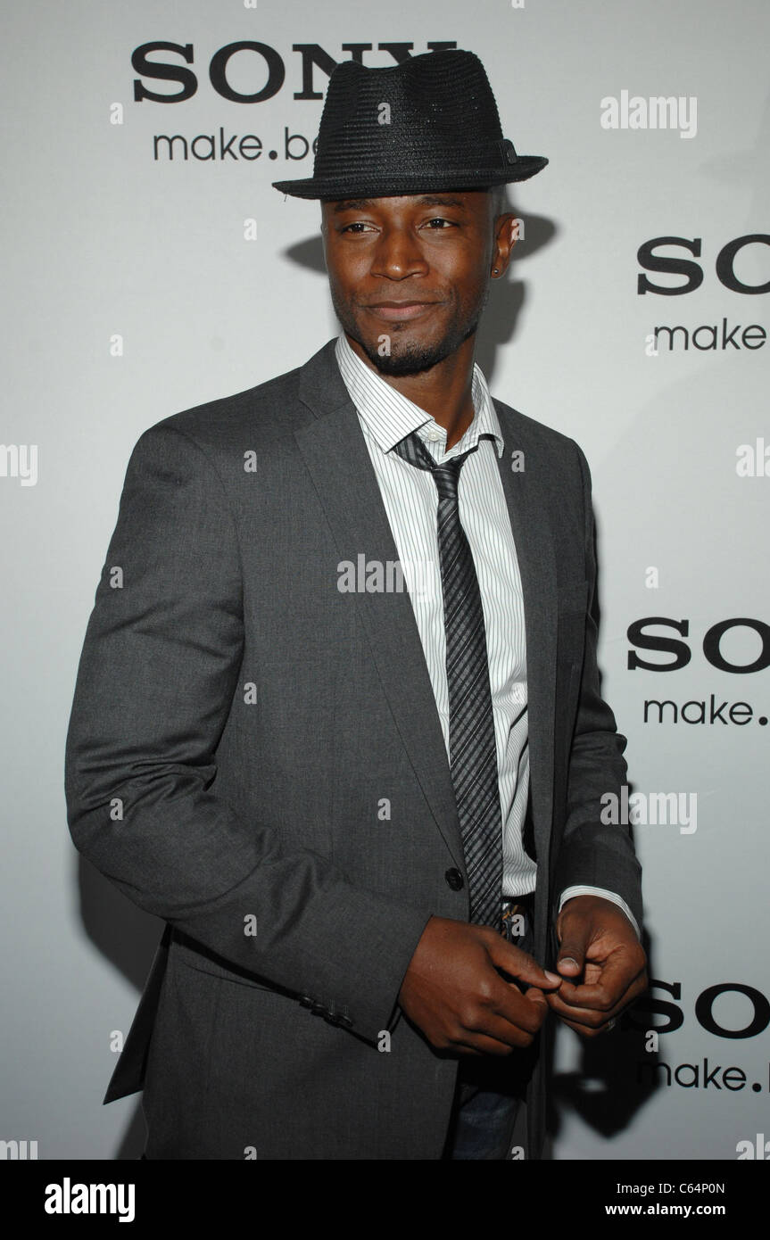 Taye Diggs at arrivals for Sony Unveils World's First Internet ...