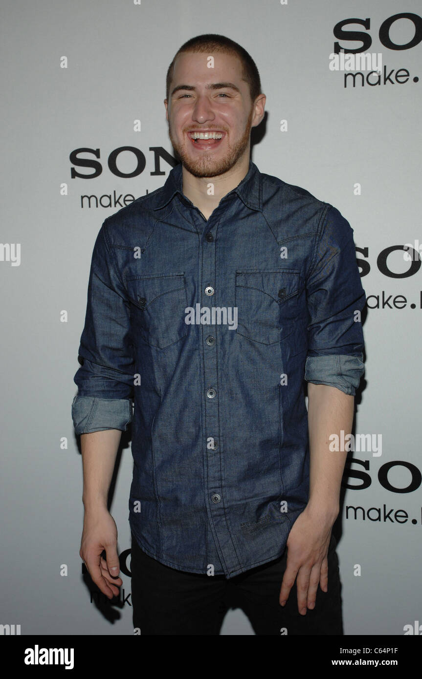 Mike Posner at arrivals for Sony Unveils World's First Internet ...