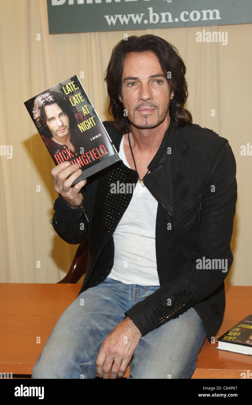Rick Springfield at in-store appearance for LATE, LATE AT NIGHT Memoir ...