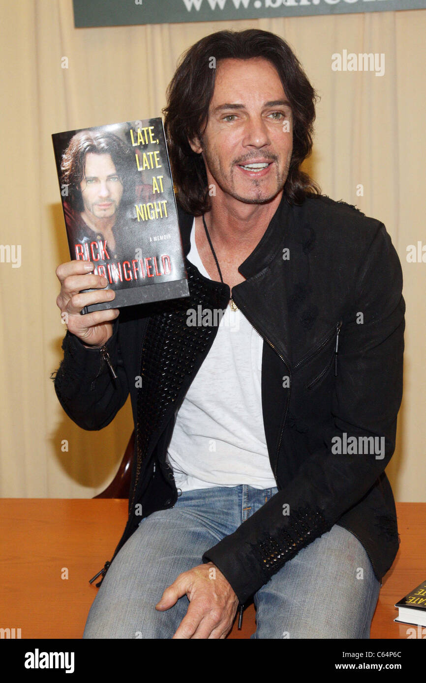 Rick Springfield at in-store appearance for LATE, LATE AT NIGHT Memoir ...