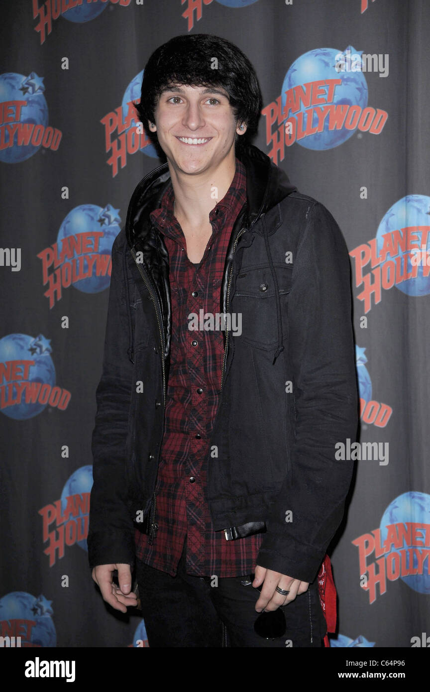 Mitchel Musso in attendance for Visit to Planet Hollywood, Planet ...