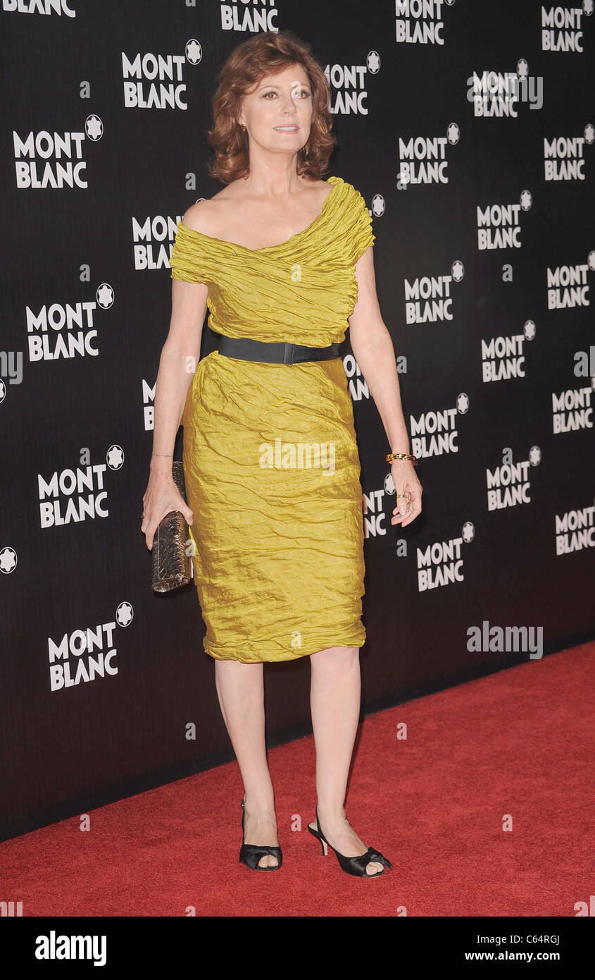 Susan Sarandon at arrivals for Global Launch Of The Montblanc John ...