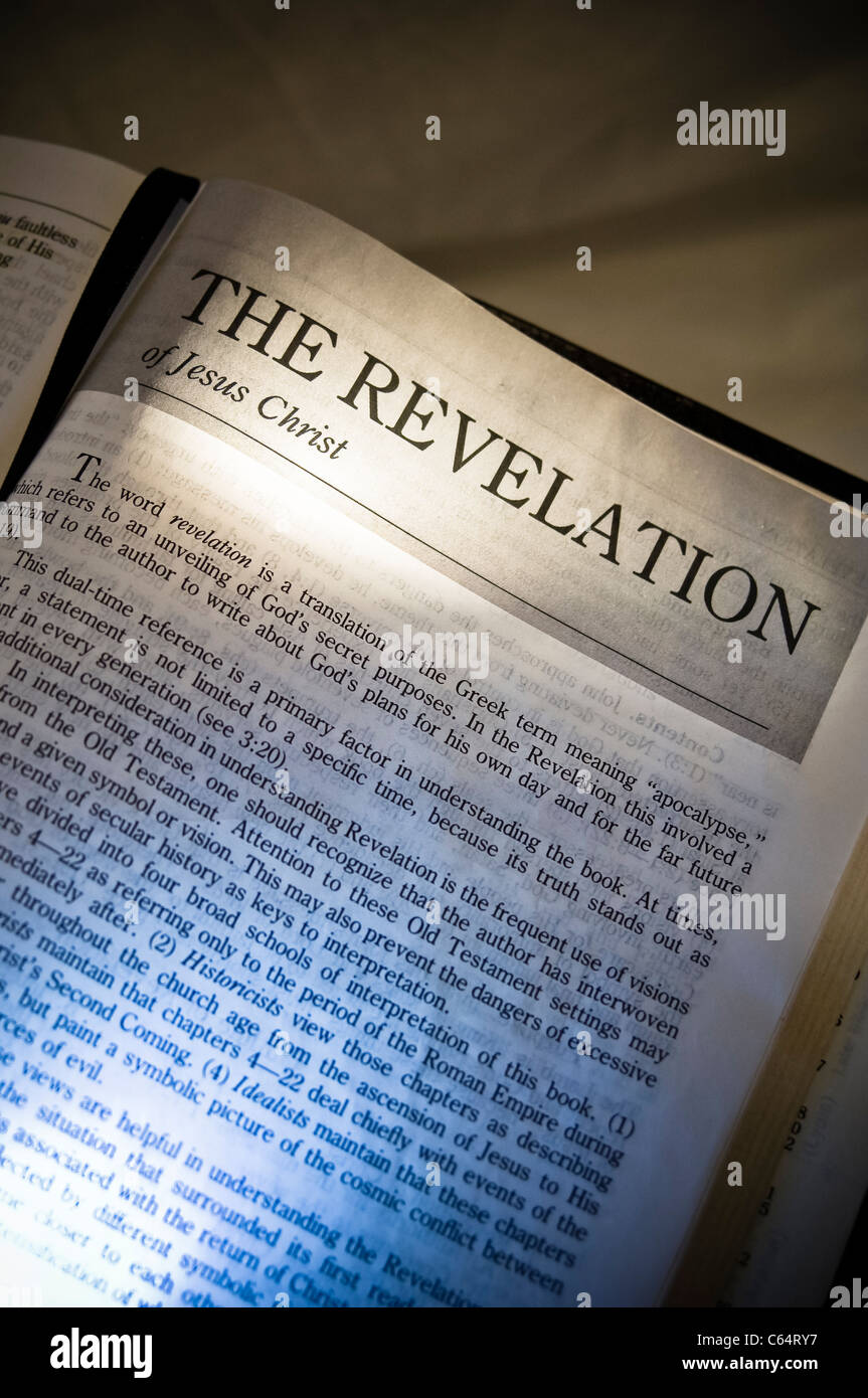 Book of revelation king james bible hi-res stock photography and images - Alamy