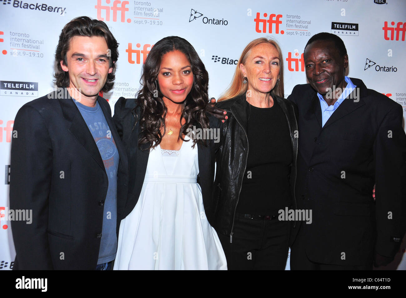 Justin Chadwick, Naomi Harris, Anne Peacock, Oliver Litondo at arrivals ...