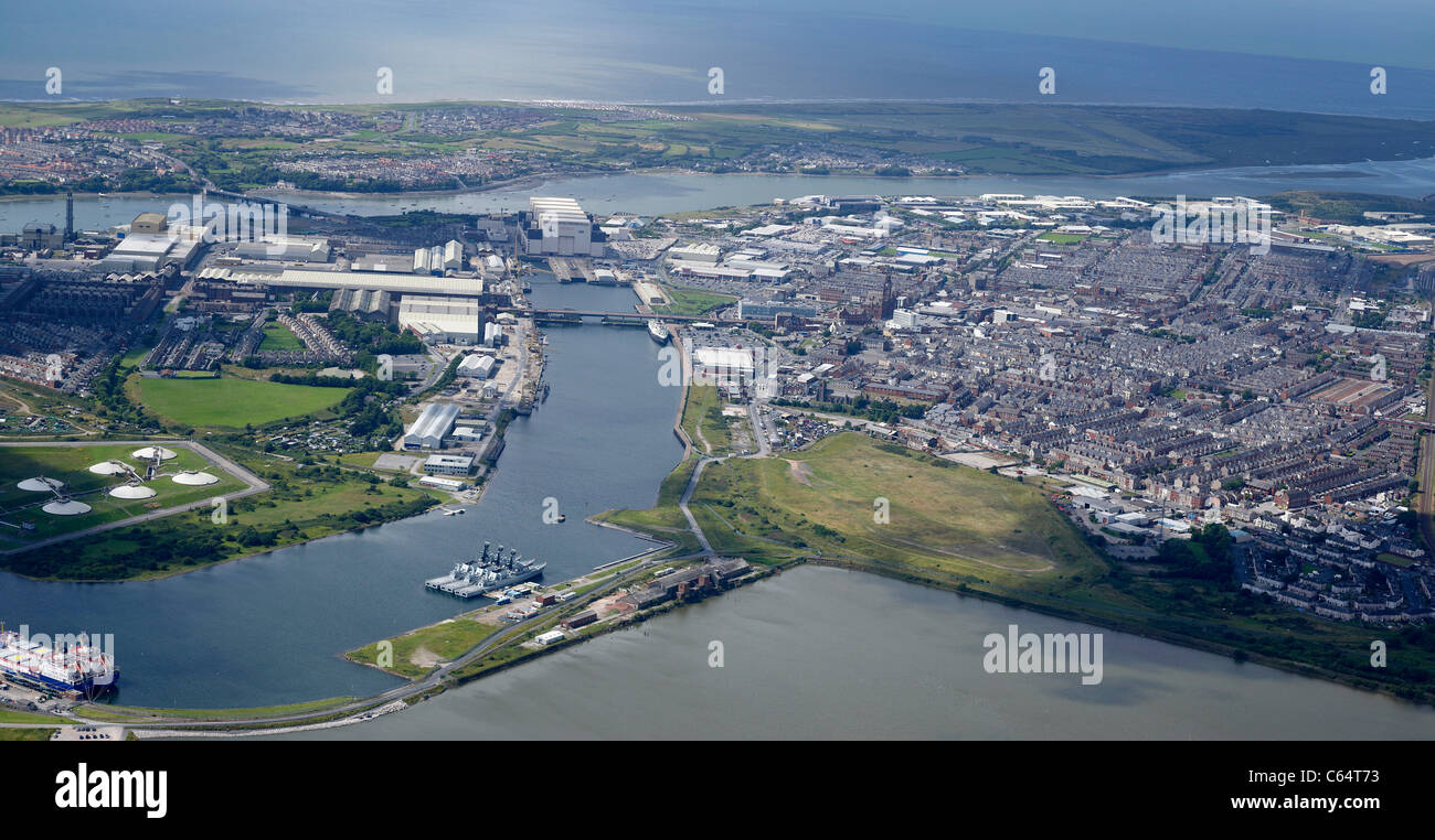 Barrow in furness aerial hi-res stock photography and images - Alamy