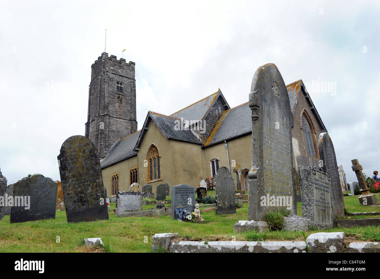 St Peter's Church Stoke Fleming South Hams Devon Stock Photo - Alamy