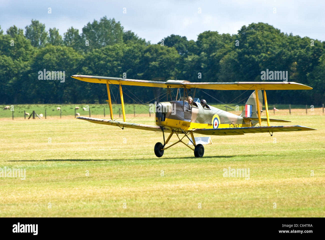 WW2 RAF Tiger Moth Stock Photo - Alamy