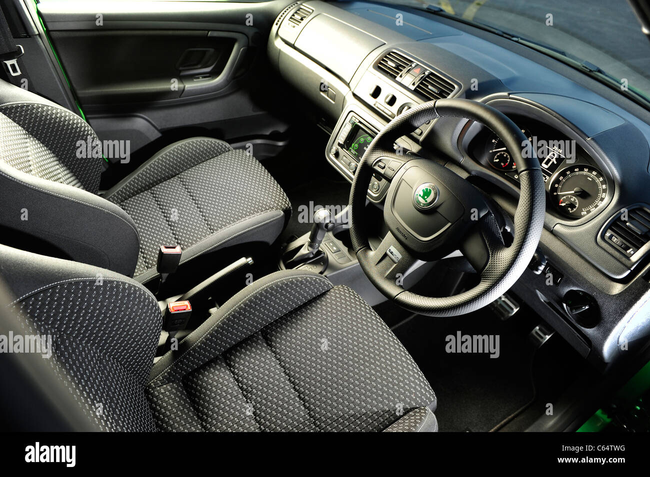 2010 current Skoda Fabia VRS part of a full set of statics, moving and ...