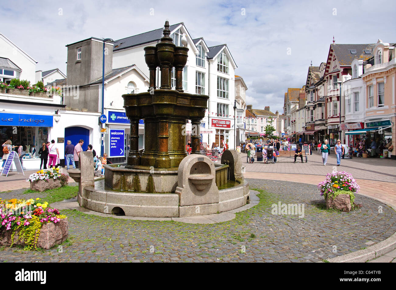 The Water Fountain, Triangle Place, Teignmouth, Teignbridge District ...