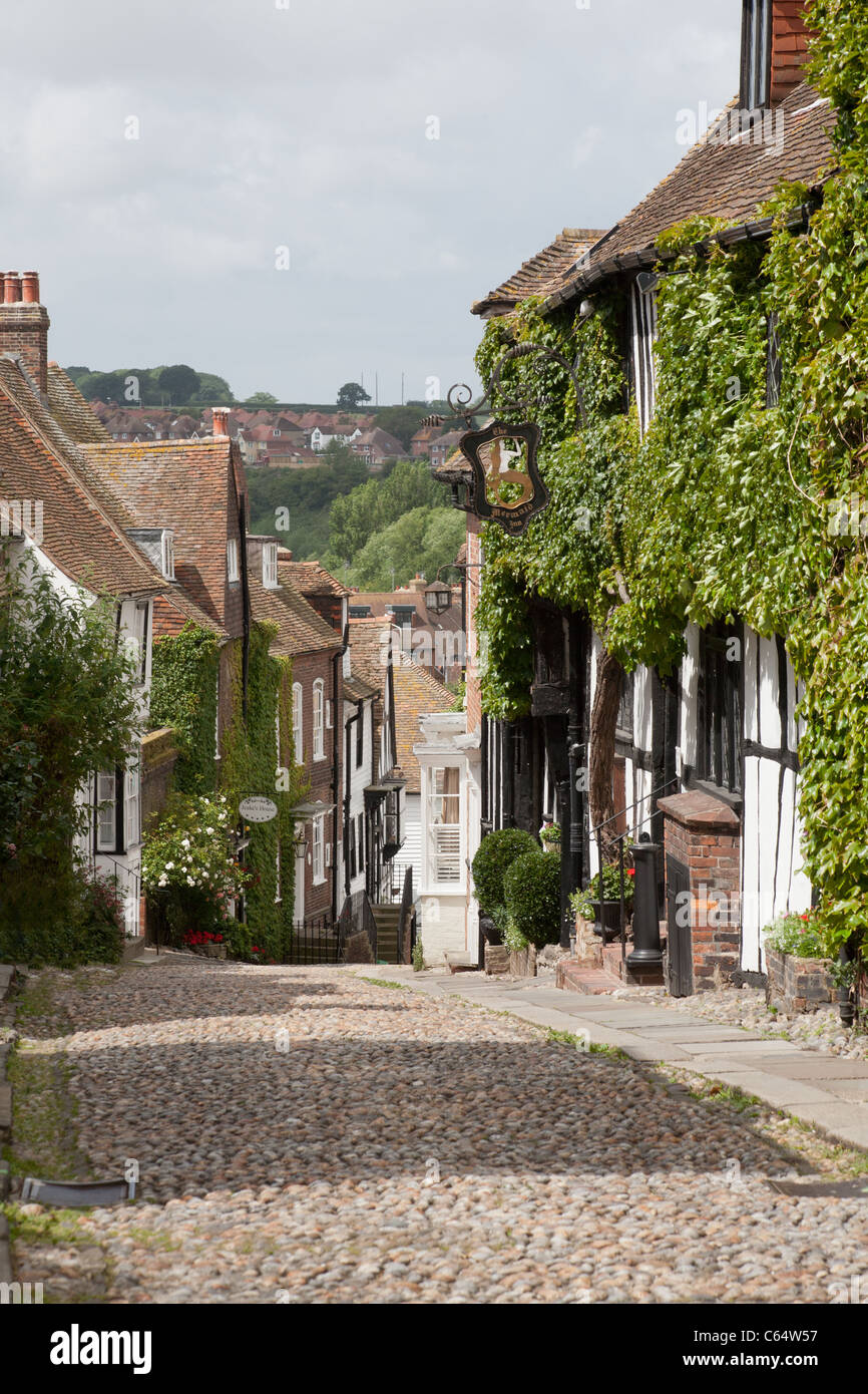 Mermaid Street, Rye, East Sussex, England, UK Stock Photo - Alamy