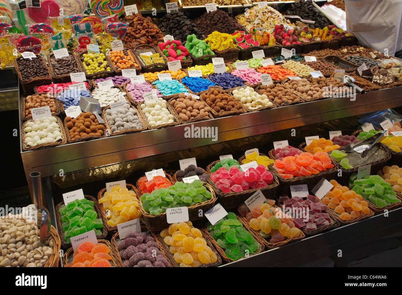La boqueria barcelona sweets hi-res stock photography and images - Alamy