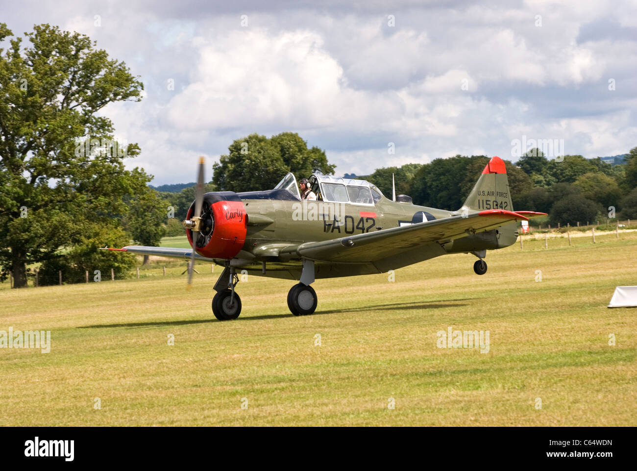 Harvard T-6G Texan Stock Photo - Alamy