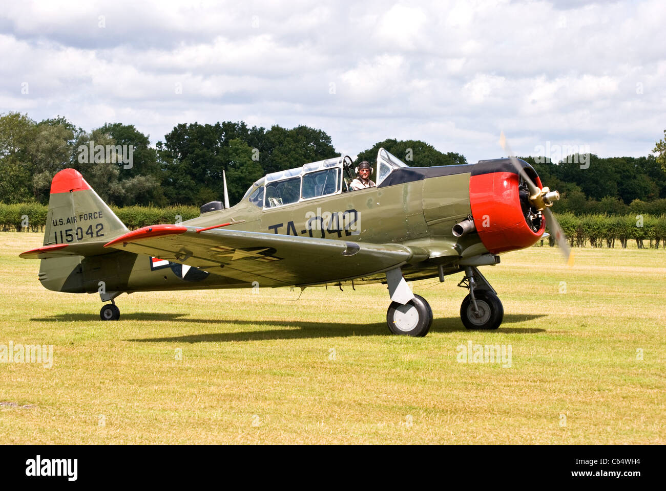 Harvard T-6G Texan Stock Photo - Alamy