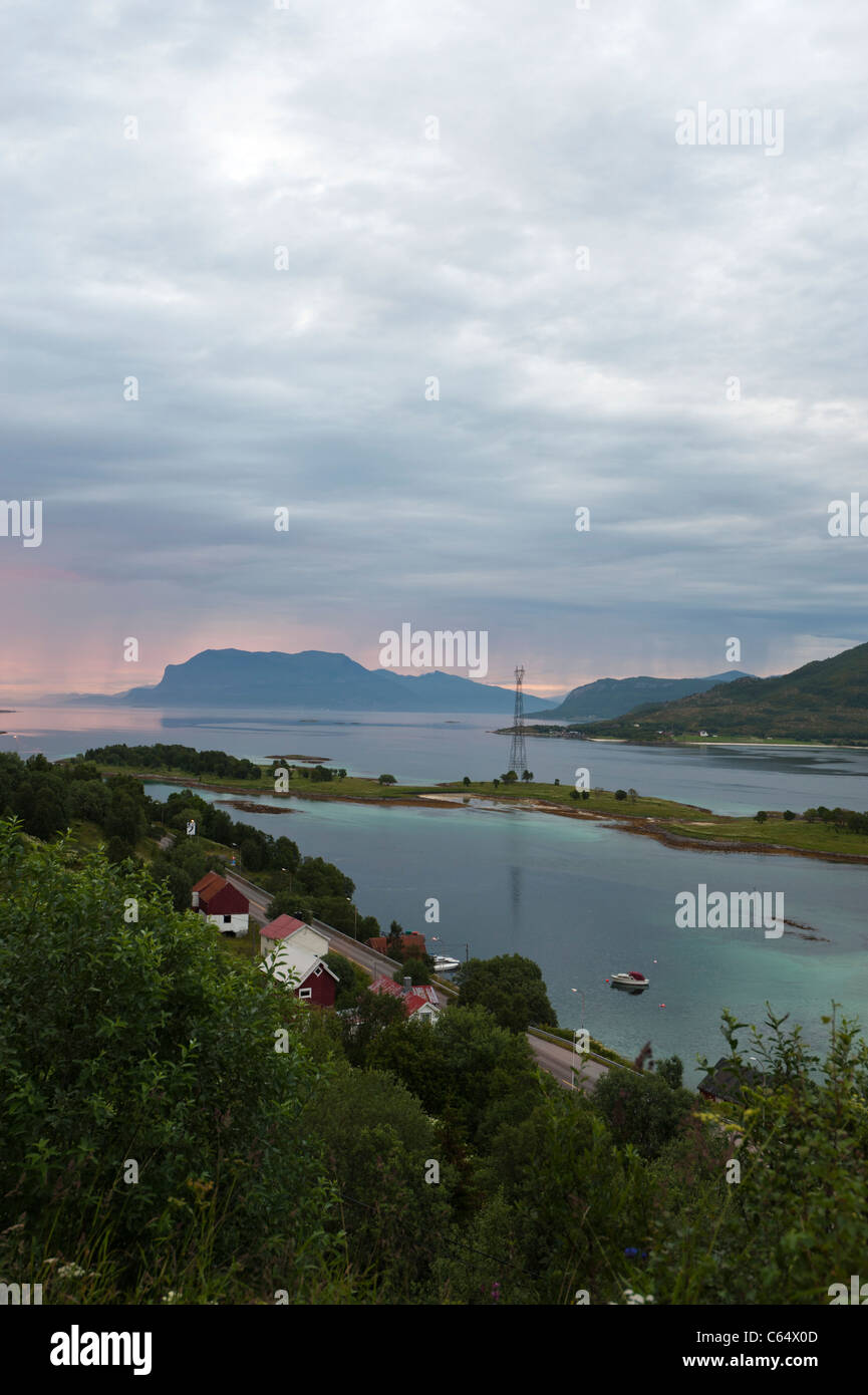 A rainy midnight at the Lofoten Islands Stock Photo - Alamy