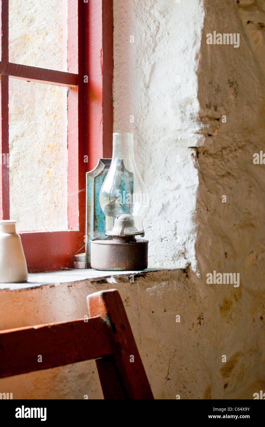 An old gas lantern Stock Photo - Alamy