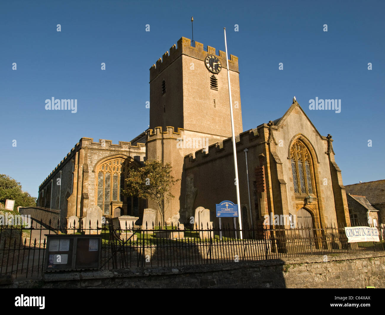 Lyme Regis Parish Church of St Michael the Archangel Dorset England UK ...