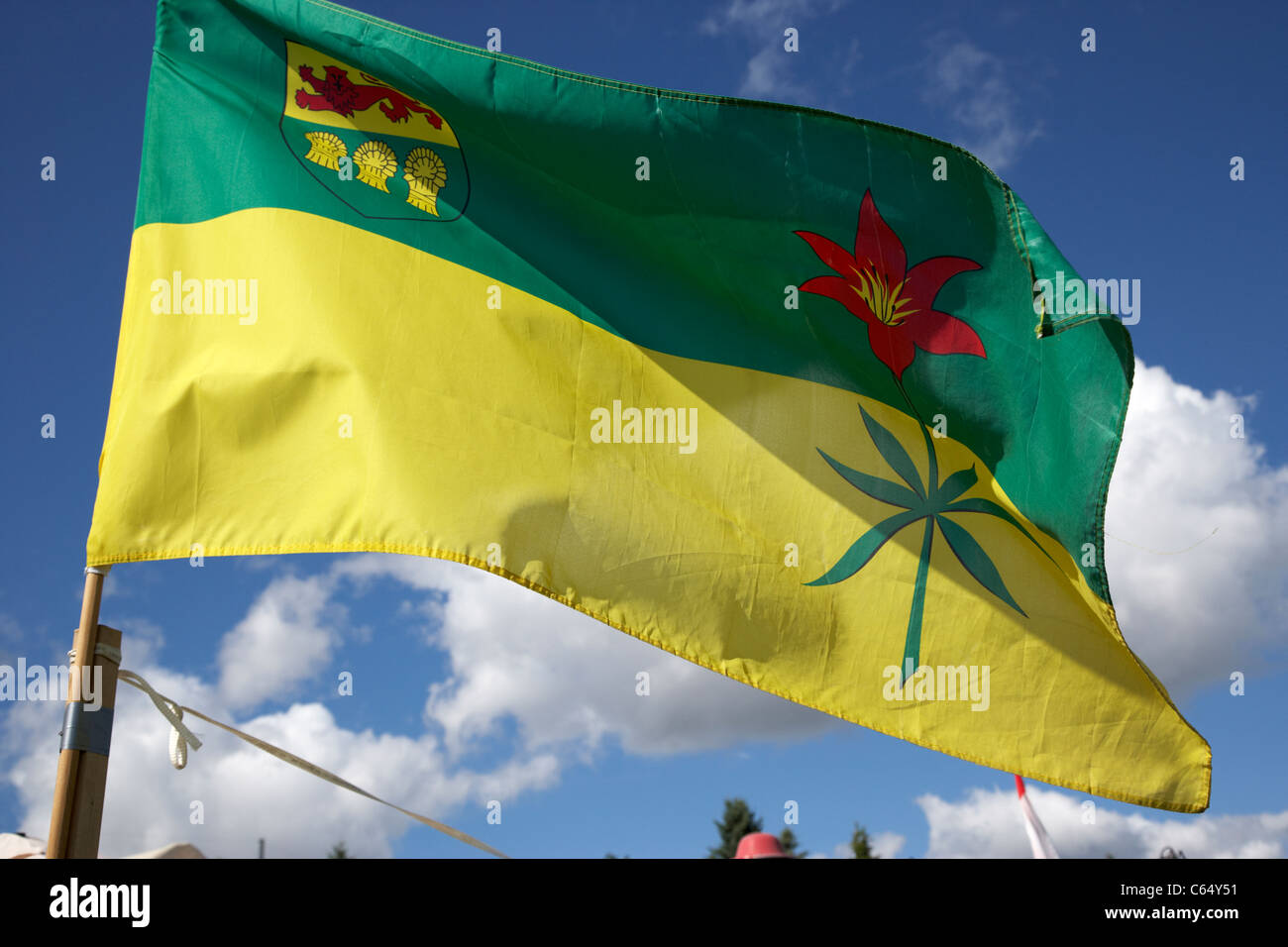 Saskatchewan flag hi-res stock photography and images - Alamy