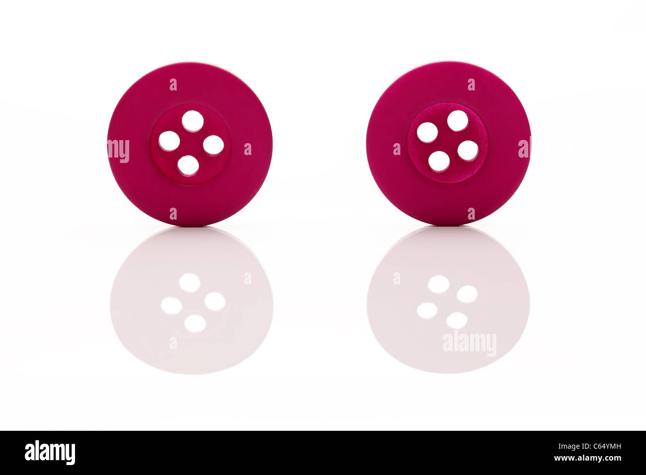 Close up of buttons isolated on a white background Stock Photo - Alamy