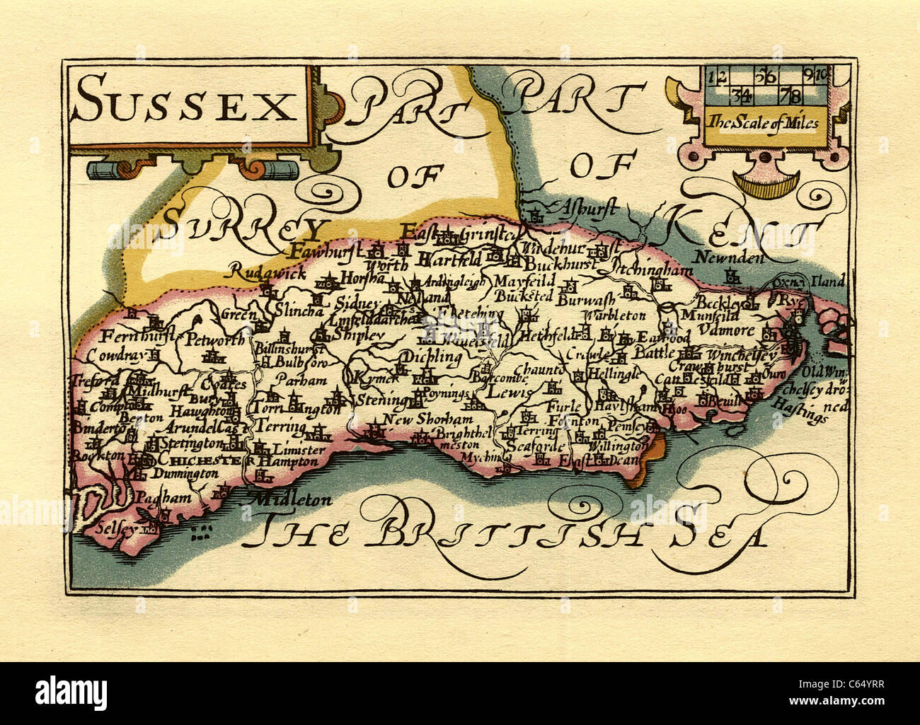 1600s map hi-res stock photography and images - Alamy