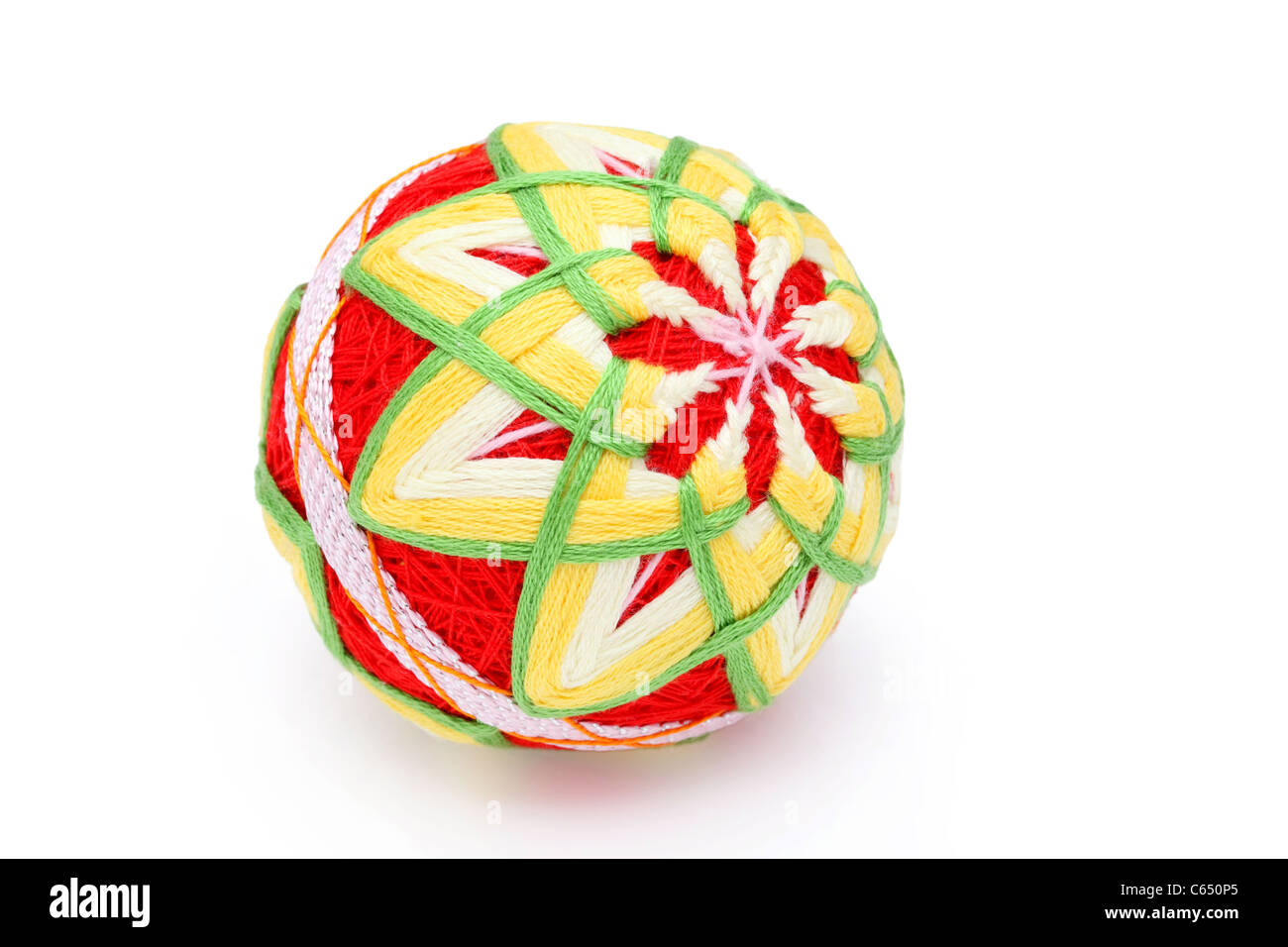 japanese traditional ball isolated on white background Stock Photo - Alamy