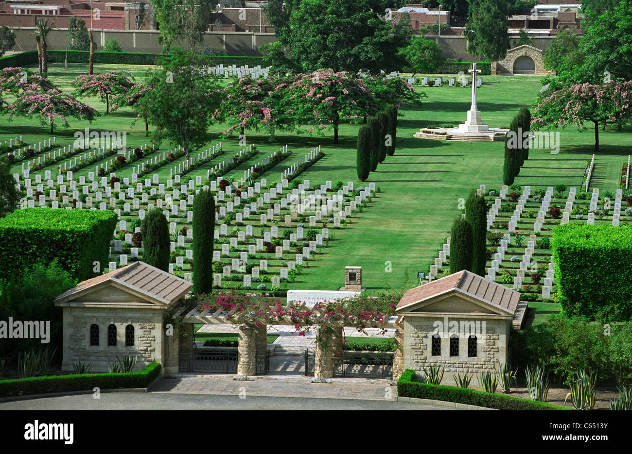 Heliopolis War Cemetery, Cairo, Egypt. Maintained by the Commonwealth ...