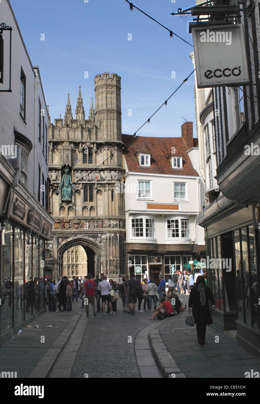 Canterbury cathedral christ church gate hi-res stock photography and ...